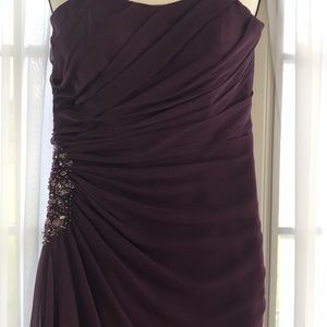VM | Dresses | Vm Collection Beaded Chiffon Evening Dress Wshrug | Poshmark